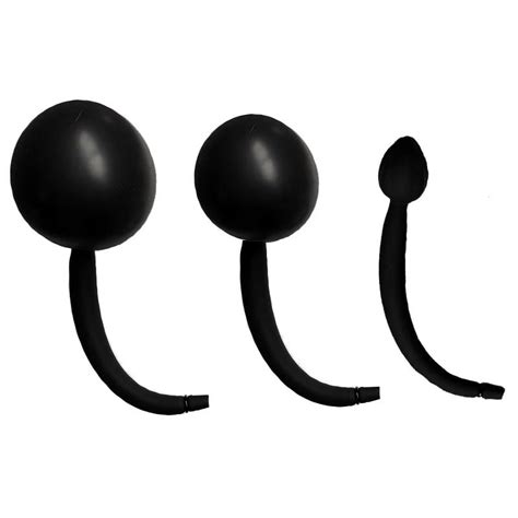 Super Long Anal Plug Inflatable Huge Butt Plug Vagina Anus Expansion Prostate Massage Ass