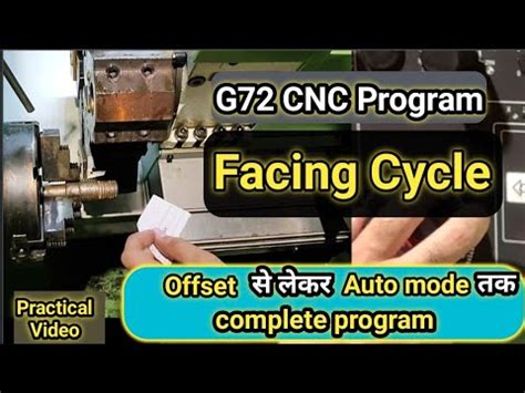 G72 Facing Program On Cnc Lathe Facing Program On Cnc Lathe Machine