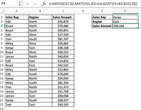 7 Easy Steps To Master INDEX MATCH With Multiple Criteria