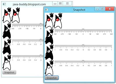 Java Buddy Take A Snapshot Of Scene With JavaFX