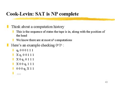 cook levin sat is np complete