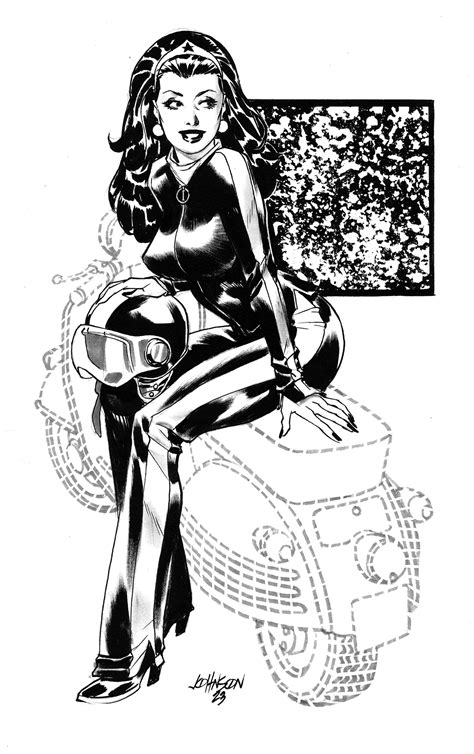 Dave Johnson Diana Prince Wonder Woman In Kevin Sharps Dc Commissions And Art Comic Art Gallery Room