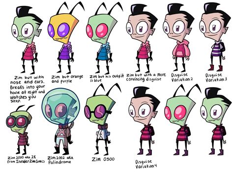 Pin En Cartoons Invasor Zim Dibujos Caricaturas
