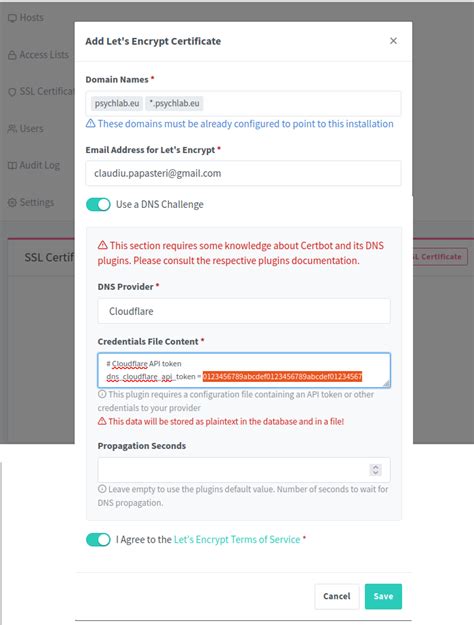 HomeLab 4 Install And Configure Nginx Proxy Manager With SSL Wildcard