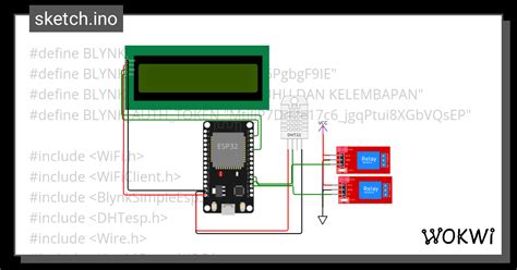 suhu dan kelembapan wokwi esp32 stm32 arduino simulator