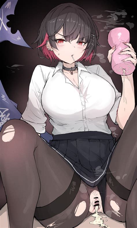 Rule 34 1girls Big Breasts Breast Censor Bar Censored Cleavage Cum Cum In Onahole Cum In Pussy