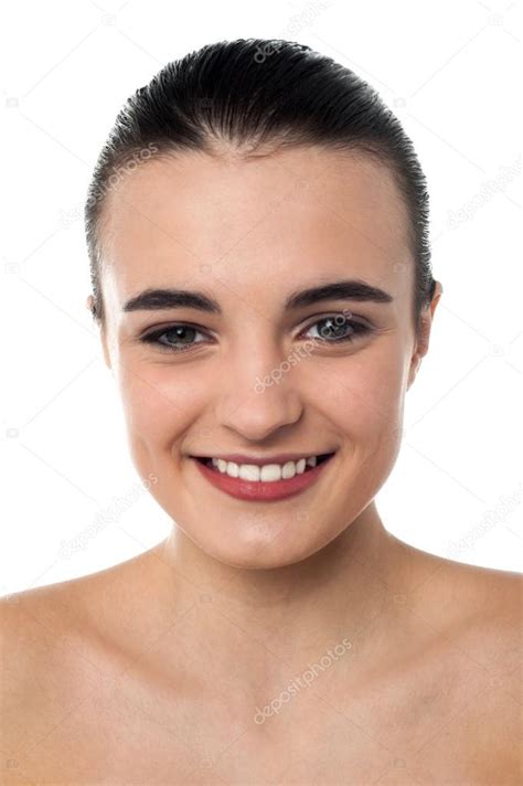 Teen Girl Posing Topless Stock Photo By Stockyimages 79091280
