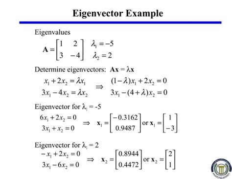 eigen values and eigen vectors engineering