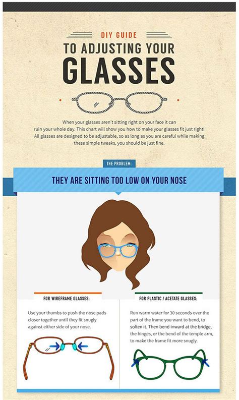 Vm Diy Guide To Adjusting Your Glasses Adjusting Glasses Diy Guide Eye Facts