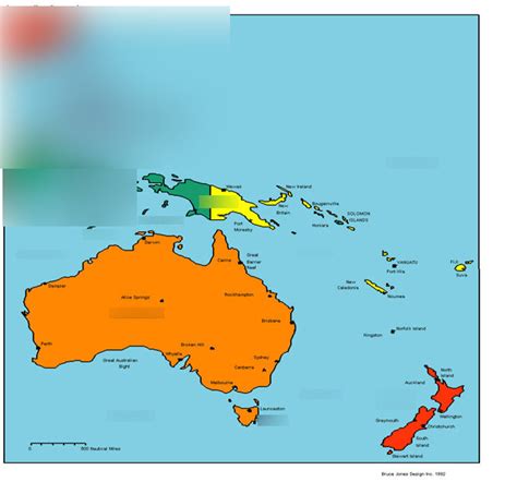 Oceania Map Diagram Quizlet