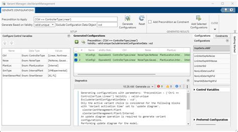 generate variant configurations automatically matlab and simulink mathworks 한국
