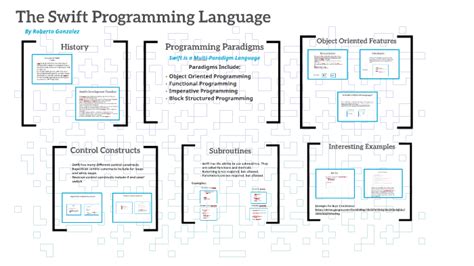 the swift programming language by roberto gonzalez