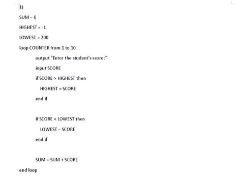 computer science pseudocode examples ibdp teaching resources
