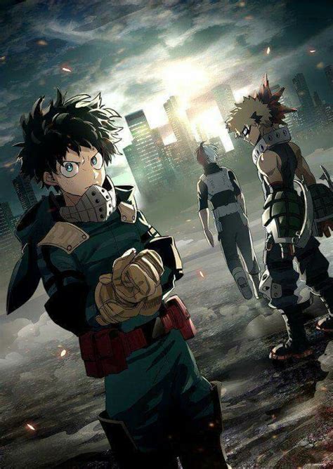 Les 23 Meilleures Images Du Tableau MHA Izuku X Shoto X Bakugo Sur