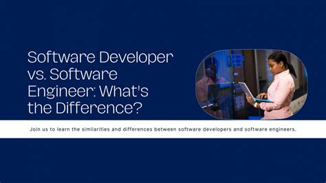 software developer vs software engineer key differences