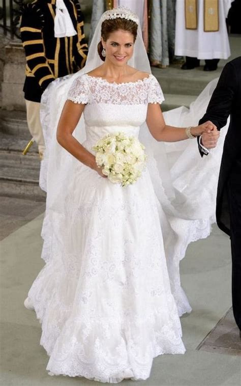 Princess Madeleine Of Sweden Wedding Dress The Most Beautiful Royal Wedding Dresses Of All