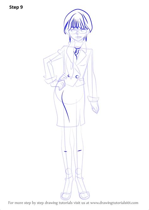 Step By Step How To Draw Tsubasa Katagiri From Akb0048