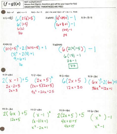 inverse functions worksheet with answers algebra 2 callnanet