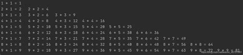 python输出三角形和九九乘法表 python打出99三角形 csdn博客