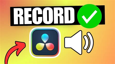 How To Record Voiceover In DaVinci Resolve 18 YouTube