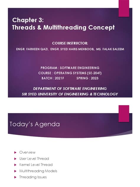 chapter 03 threads and multithreading concept pdf thread computing kernel operating system