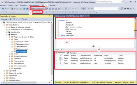SQL Select Consulta Registros Sqlserverdb
