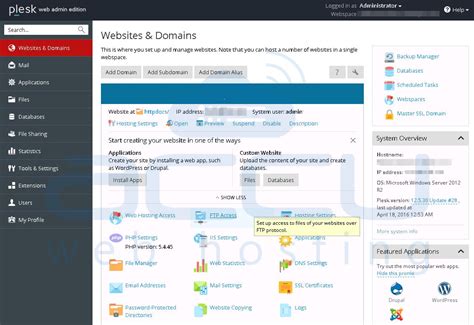 install plesk windows