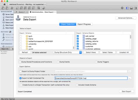 exporting mysql postgresql and sql server schema structure eversql