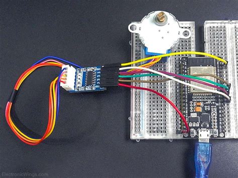 Stepper Motor Interfacing With ESP32 ESP32