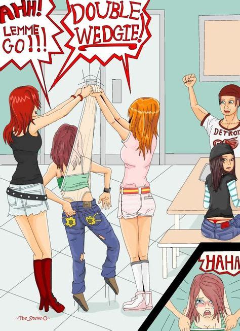 Atomic Wedgie Girl Girl Bullying Comic Book Cover Comics