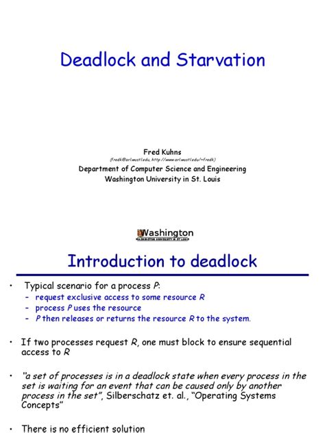 deadlock concurrency computer science computer science