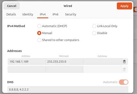 How To Configure Static IP Address On Ubuntu 24 04 Desktop