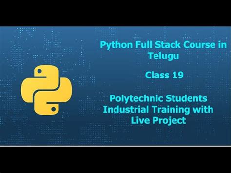 Python Full Course In Telugu Python Tutorials In Telugu Python In