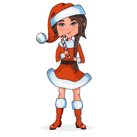 Mrs Santa Claus Cartoon Illustrations Royalty Free Vector Graphics And Clip Art Istock