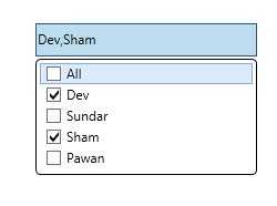 C Create Selection Change Event In Custom Control Using Dependency