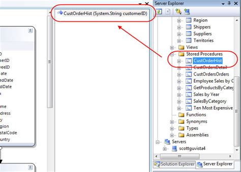 scottgu之博客翻译－第6部分－用存储过程检索数据－linq to sql part 6 retrieving data using stored procedures csdn博客