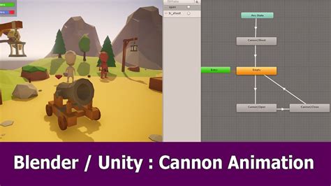 blender to unity low poly game asset animation