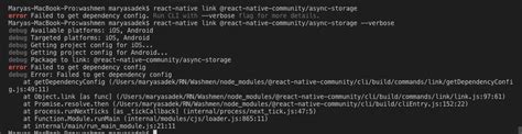 Unable To Resolve Module React Native Community Async Storage