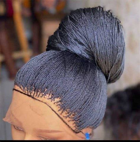 Micro Million Twist Wig Senegalese Twists Micro Senegalese Etsy Uk