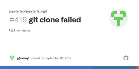 Git Clone Failed Issue 419 Jupyterlab Jupyterlab Git GitHub