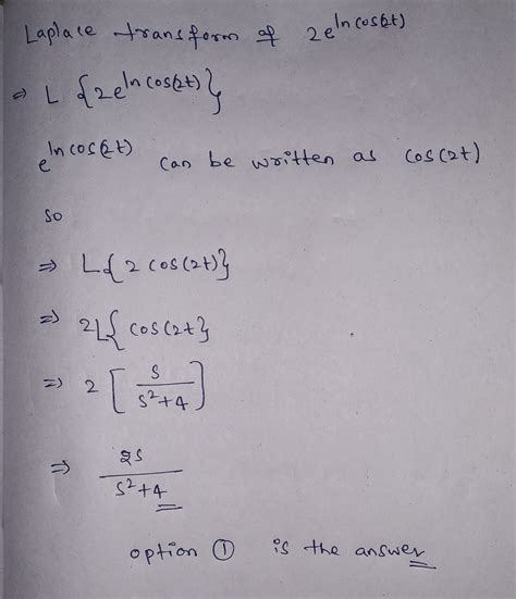 [solved] find the laplace transform sin 2t sin 5t 20 s 84 58s2 441 8 3 course hero