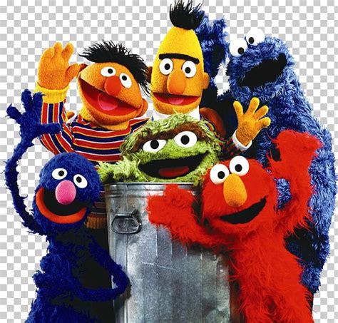 Elmo Mr Snuffleupagus Oscar The Grouch Big Bird Grover Png Clipart Bert Big Bird Cookie