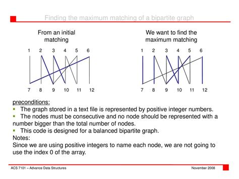 finding the maximum matching of a bipartite graph ppt download