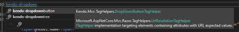 missing tag helpers from intellisense dropdown in asp core razor editor · issue 7923