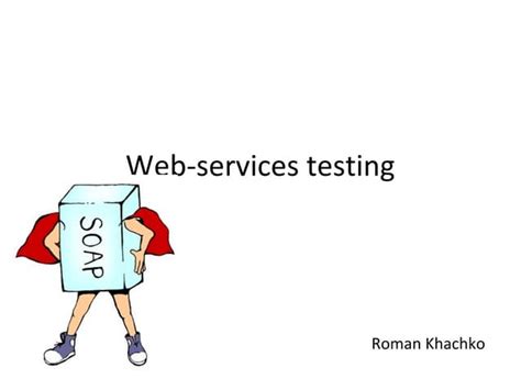 web services testing ppt