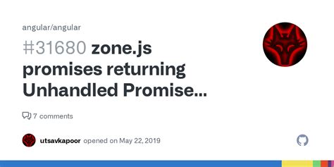 zone js promises returning unhandled promise rejection error even with catch blocks · issue