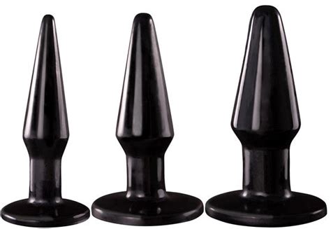 Xplorer Anal Training Butt Plug Kit Black Couplesonline