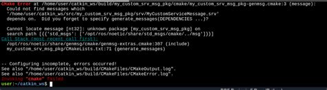 cmake error generate messages example 6 8 ros basics in 5 days python the construct ros