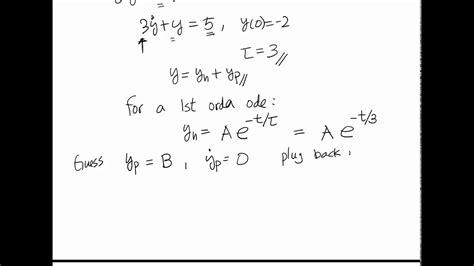 me 340 example solving 1st order odes youtube