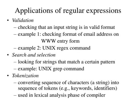 ppt chapter 3 regular languages and expressions powerpoint presentation id 6561371